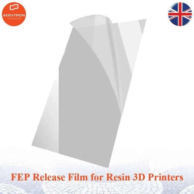 FEP RELEASE FILM 297x210x0.15mm for Creality, Anycubic, Elegoo resin 3D ...