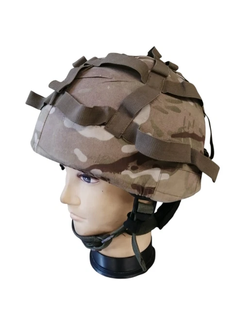 BRITISH ARMY MK7 Combat Helmet Ex MOD Surplus With MTP Cover £83.99 ...