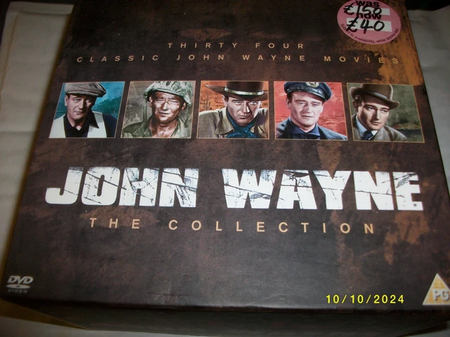 COMPLETE JOHN WAYNE Collection DVD box set, read condition £30.00 ...
