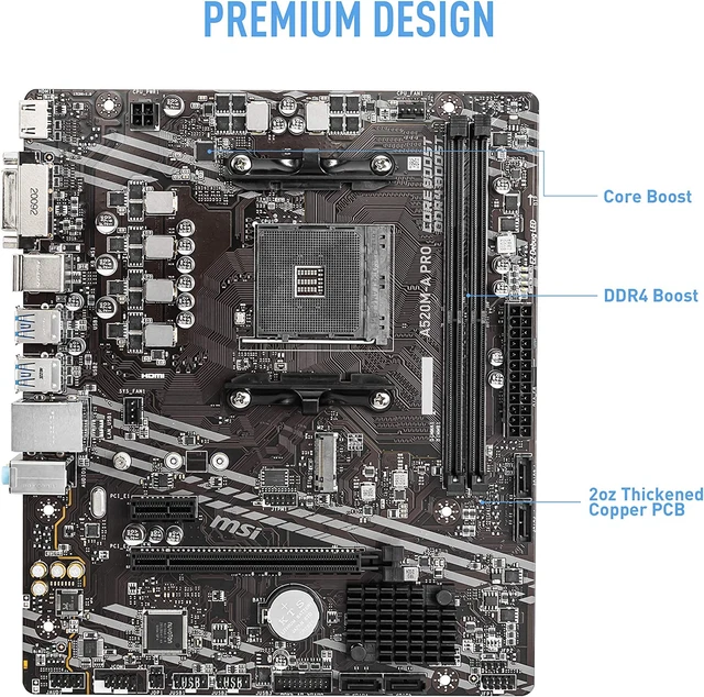 MSI A520M-A PRO £63.09 - PicClick UK