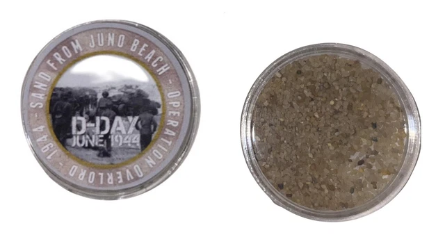 &JUNO BEACH& D-DAY Landing, Normandy, Operation "Overlord" Sand from ...