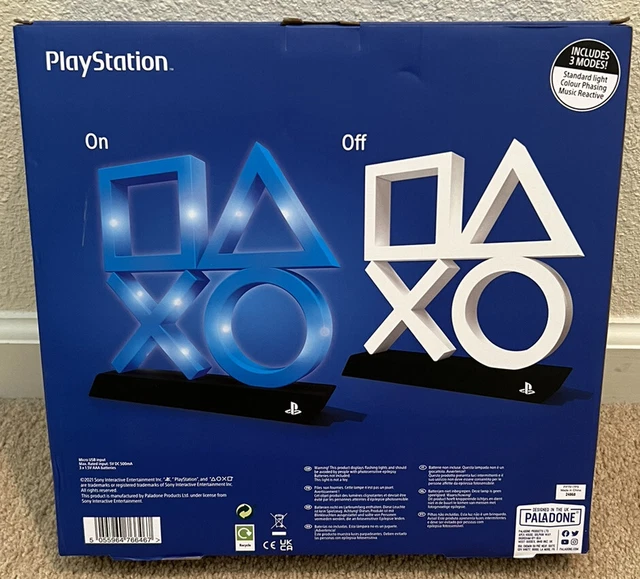 SONY PLAYSTATION 5 PS5 Symbols Icons Light XL 12" Music Reactive Game ...