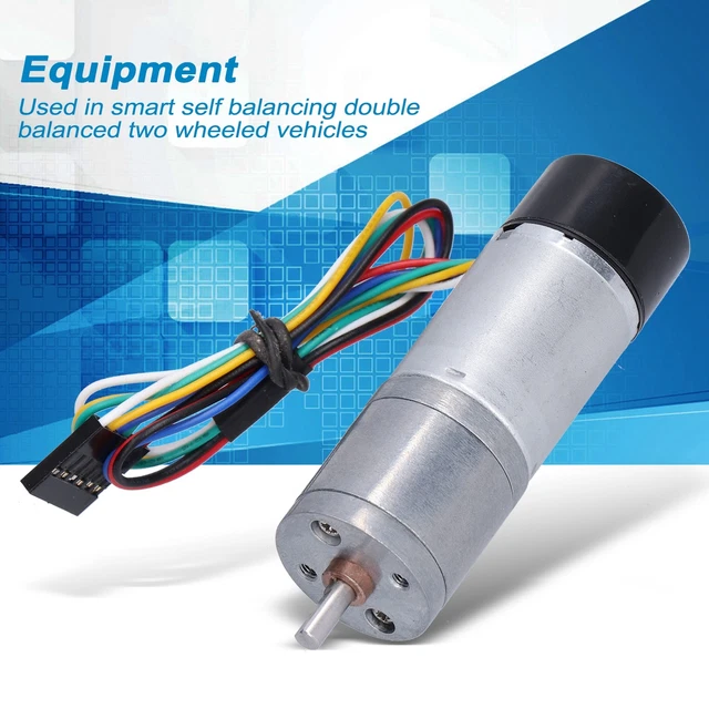 GEARED MOTOR SPEED Measuring Gear Reduction Shift Encoder Motors ...