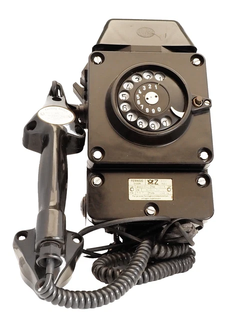 VINTAGE GERMAN FERNSIG Essen Wall Telephone Working Order. £175.40 ...