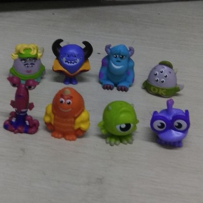 DISNEY PIXAR MONSTERS University Mini Figures Set Of 8 SULLEY Johnny £5 ...