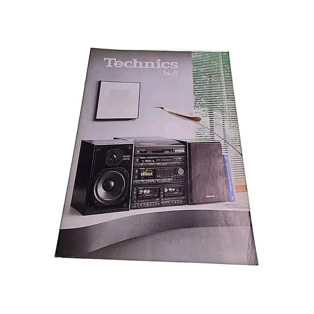 TECHNICS HI FI Audio System Vintage Product Guide Catalogue Brochure ...