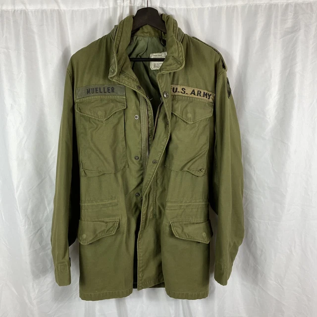 VIETNAM WAR US Army Named M65 Field Jacket Dated 1974 Size Small Long £ ...