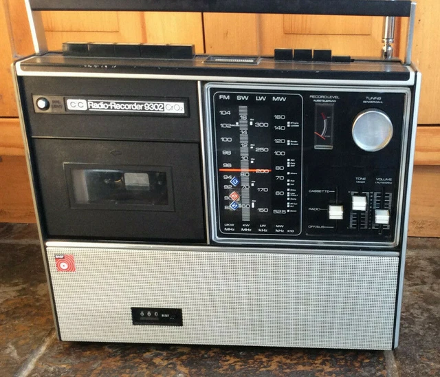 VINTAGE BASF CC Radio-Recorder 9302 CrO2 1974/75 £25.00 - PicClick UK