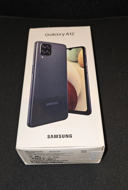 SAMSUNG GALAXY A12 SM-A125F/DSN - 64GB - Black (Unlocked) (Dual SIM) £ ...
