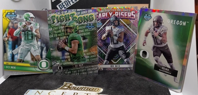 BO NIX (LOT de 4) 2022 & 23 Bowman U- Fight Song, Early Risers, 1955 ...