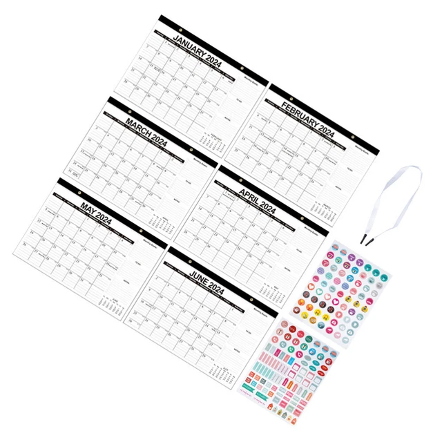 DESK CALENDARS LARGE Wall 2024 English Decoration for Home Paper £16.15 ...