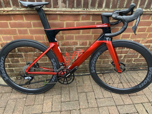 CANNONDALE SYSTEM SIX Carbon Road Bike 56cm £1,599.98 - PicClick UK