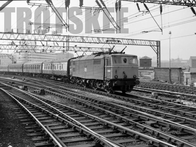 LARGER NEGATIVE BR British Railways Electric Loco Class 76 E26057 c1964 ...