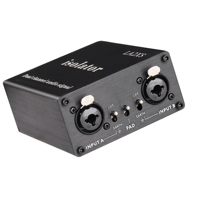PROFESSIONAL GRADE PASSIVE Audio Isolator for Noise Elimination Dual ...