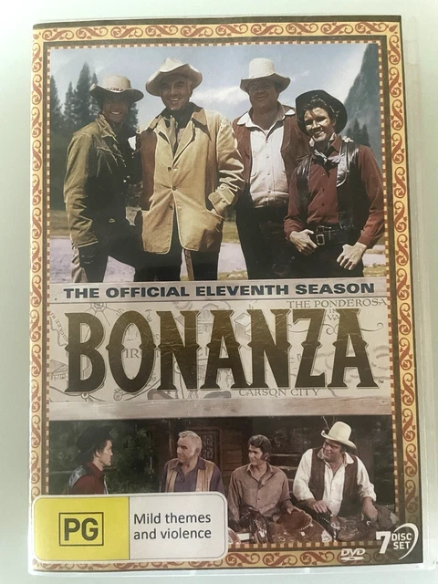 BONANZA THE OFFICIAL Eleventh Season 11 DVD set of 7 discs region 4 $69 ...