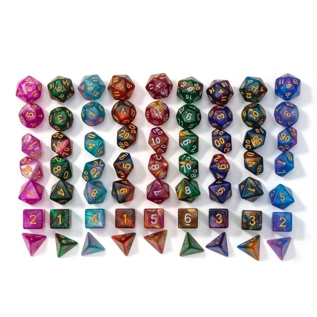 ACRYLIC D4 D6 D8 D10 For TRPG DND DND Dice Polyhedral Dice Game Dice ...
