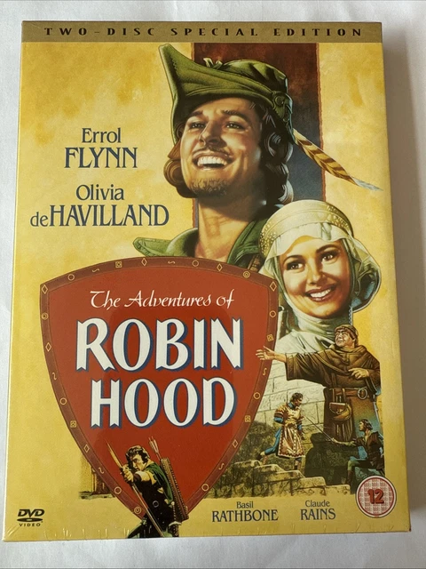 THE ADVENTURES OF Robin Hood (DVD) Errol Flynn - New & Sealed (NL17) £4 ...
