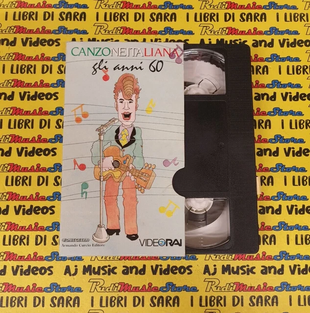 VHS CANZONE ITALIANA gli anni 60 i cantanti FONIT CETRA VIDEORAI n 3 ...