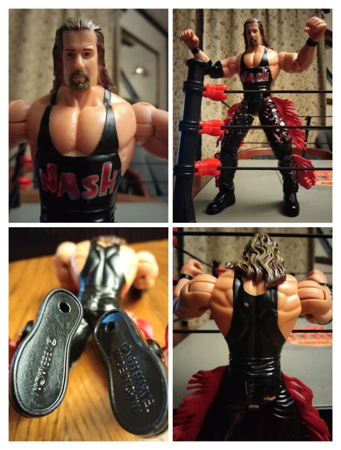 WCW KEVIN NASH Wrestling 7" Figure WCW Smash And Slam Series Toy Biz ...