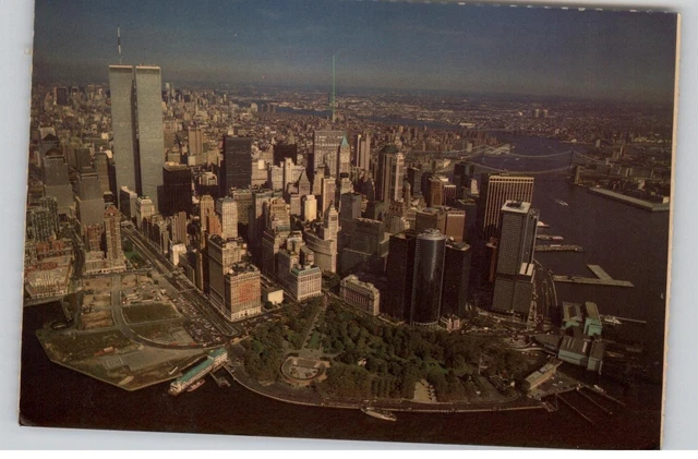 NEW YORK MANHATTAN Island Skyline Postcard £9.59 - PicClick UK