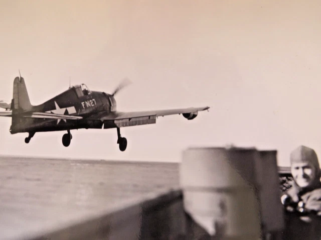 VINTAGE WW2 ORIGINAL Usmc Photo Uss Block : First All-Marine Aircraft ...