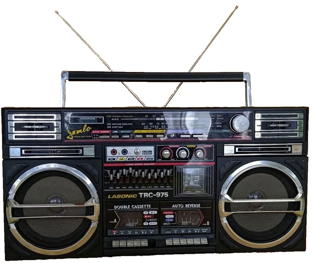 ENREGISTREUR CASSETTE RADIO stéréo Lasonic TRC-975 Boombox d'occasion ...