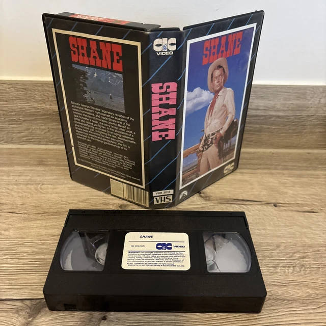 RARE VHS WESTERN CIC Video SHANE - As Seen In LOGAN WOLVERINE - VGC £12 ...