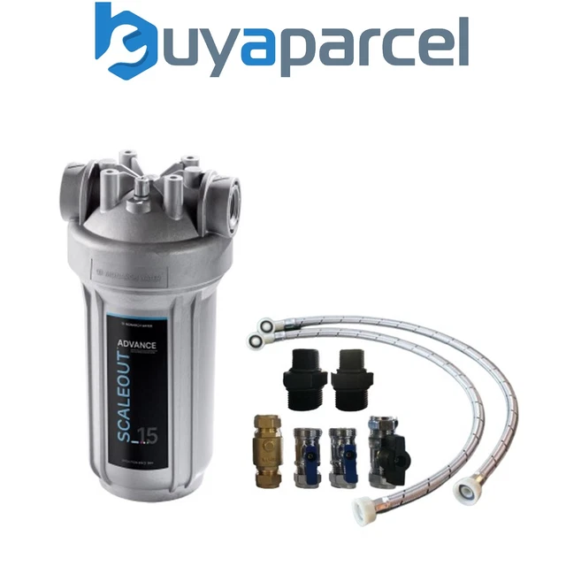 MONARCH SCALEOUT ADVANCE SA-15 Water Softener Alternative + Hoses ...