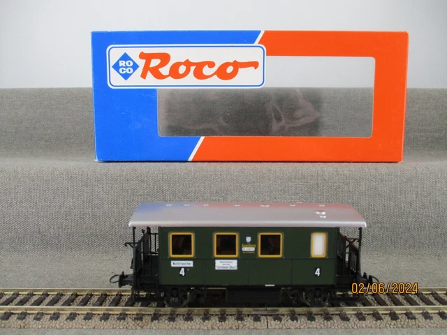 ROCO SPUR H0 44812 Personenwagen Lokalbahnwagen 4. Klasse der LÄB in ...
