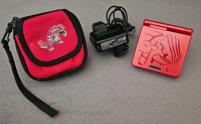NINTENDO GAMEBOY ADVANCE SP Edizione Speciale Console Pokemon Groudon ...