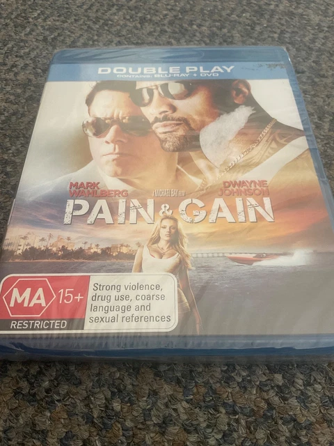 PAIN AND GAIN Blu Ray Sealed Region 4 2013 Paramount Wahlberg. £12.08 ...