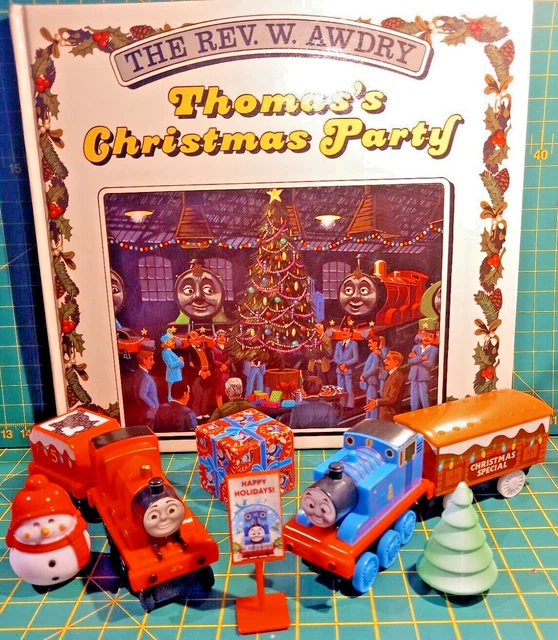 THOMAS THE TANK Engine Xmas bundle TRAIN toys + Book - Thomas's ...