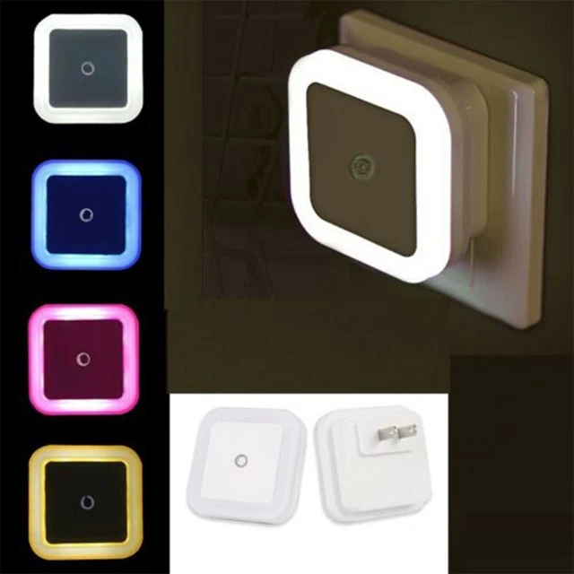 INTELLIGENT AUTOMATIC LED Night Light Sensor Energy Saving Child Safety ...