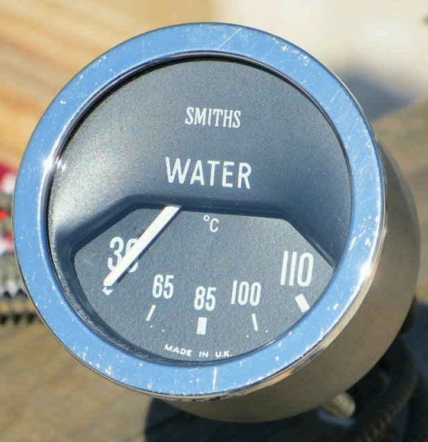ASTON MARTIN DB5 Smiths Water Temp Capillary Gauge Celsius Degrees ...