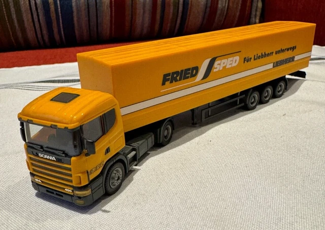 HERPA - SCANIA Sattelzug 1:87 Fried-Sped EUR 22,72 - PicClick DE