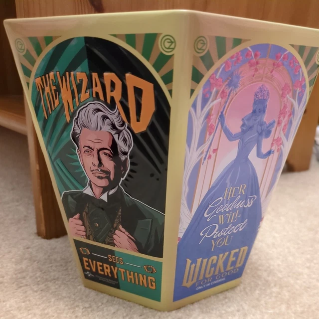 *NEW* WICKED FOR Good Classic Vue Popcorn Tin Bucket ~ Limited Edition ...
