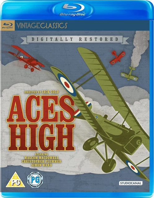 ACES HIGH *DIGITALLY Restored (Blu-ray) Malcolm McDowell Christopher ...