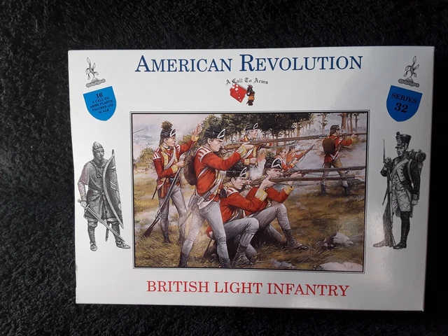 CALL TO ARMS 1/32 American Revolution - British Light Infantry #32 £16. ...
