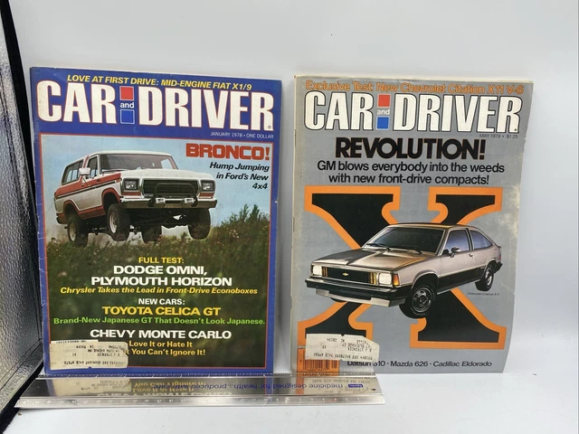 CAR & DRIVER MAGAZINE MAY 1979 CHEVROLET CITATION X11 Jan. 1978 Bronco ...