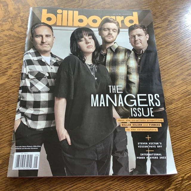 BILLBOARD MAGAZINE (APRIL 23, 2022) Billie Eilish - The Managers Issue ...