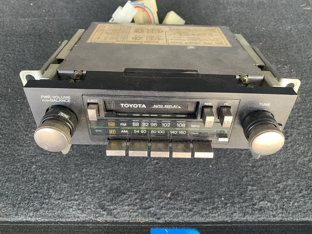 TOYOTA CAR AM Radio OEM Matsushita Co. Japan 80 Vintage Retro EUR 173 ...