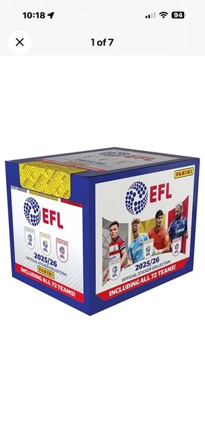 PANINI EFL 2025/26 Stickers, Value Batch Of 80 Stickers No Duplicates £ ...