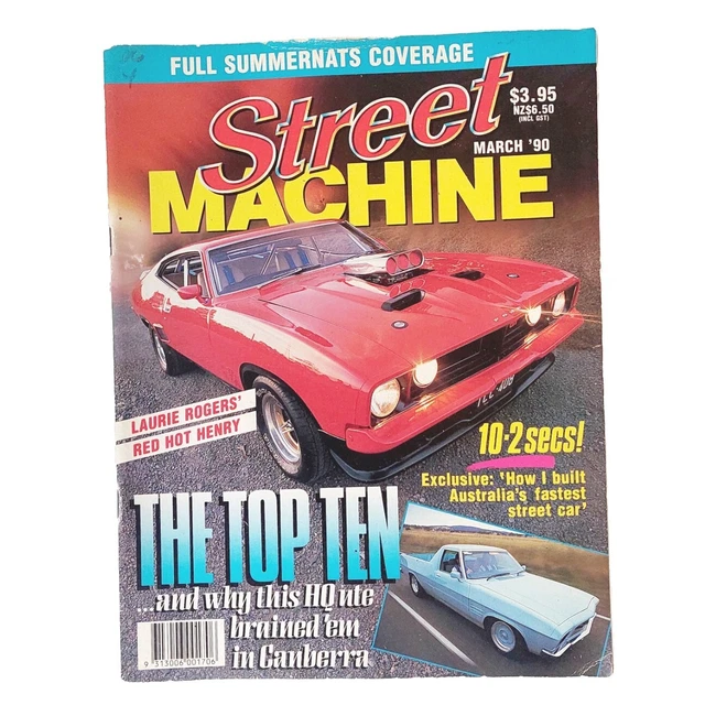 STREET MACHINE MAGAZINE - HQ Ute Poster Inside - March 1990 $39.99 ...
