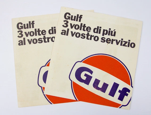 VINTAGE PROMOTIONAL GULF Brochure Complete Promotional Kit Rare Targa ...