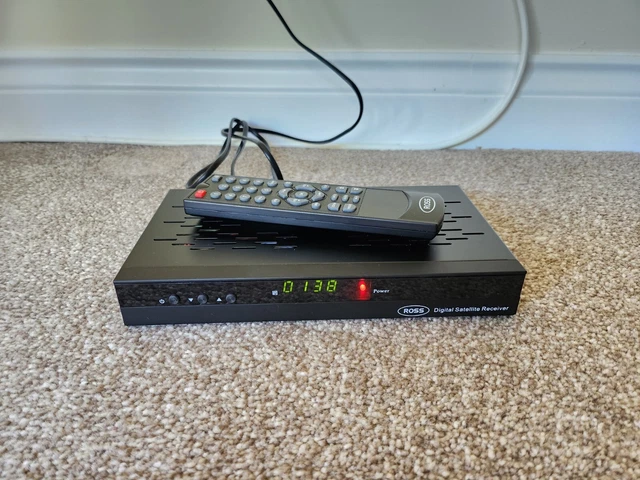RECEPTOR DE SATÉLITE digital Ross DVB-S 5010 y control remoto EUR 5,84 ...