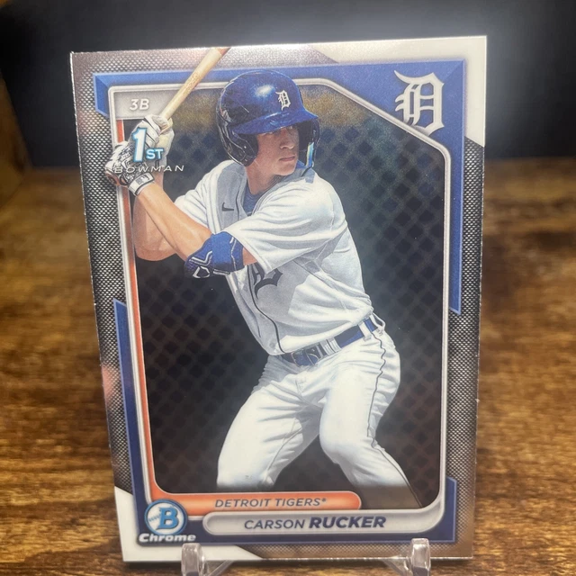 2024 BOWMAN 1ER Chrome Carson Rucker Detroit Tigers BCP-65 EUR 1,93 ...