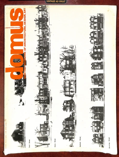 DOMUS MAGAZINE 598 Settembre 1979 - Architecture Design Italy English ...