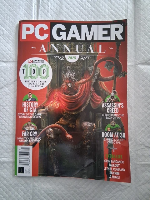 PC GAMER ANNUAL 2025 magazine Top 100 best Games You Should Play £10.34 ...