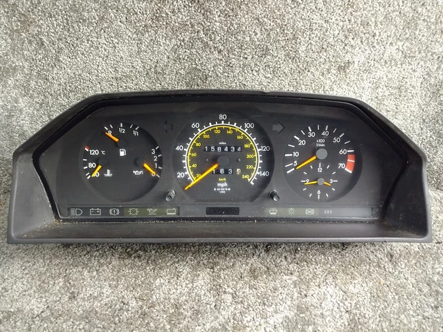 MERCEDES W124 E Class Instrument Cluster Speedo Speedometer 1244401347 ...