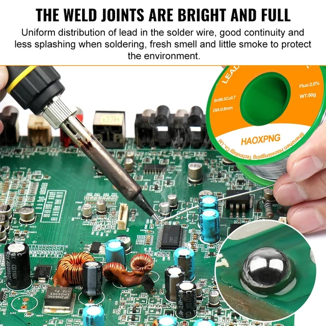 JAKESPECIAL – LEAD-FREE Flux Core Solder Wire - 0.6/0.8/1.0mm EUR 49,19 ...